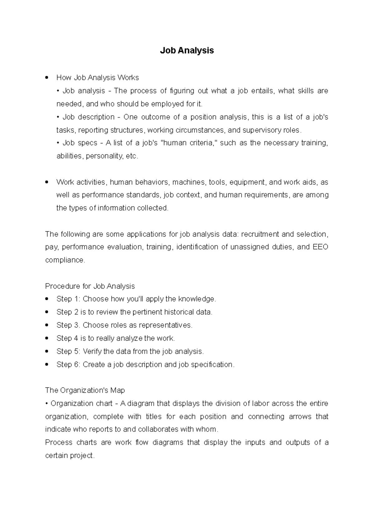 Job Analysis Lecture Notes Job Analysis How Job Analysis Works Job job-analysis-lecture-notes-job-analysis-how-job-analysis-works-job