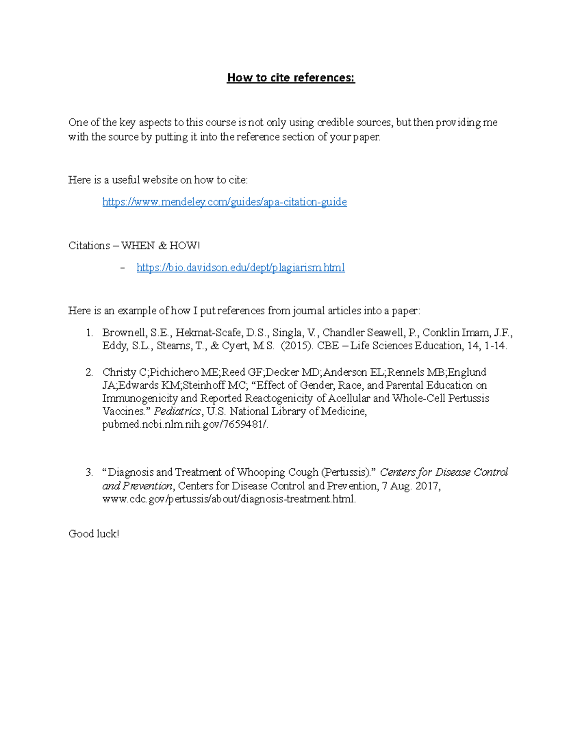 How to cite references - english - How to cite references: One of the ...