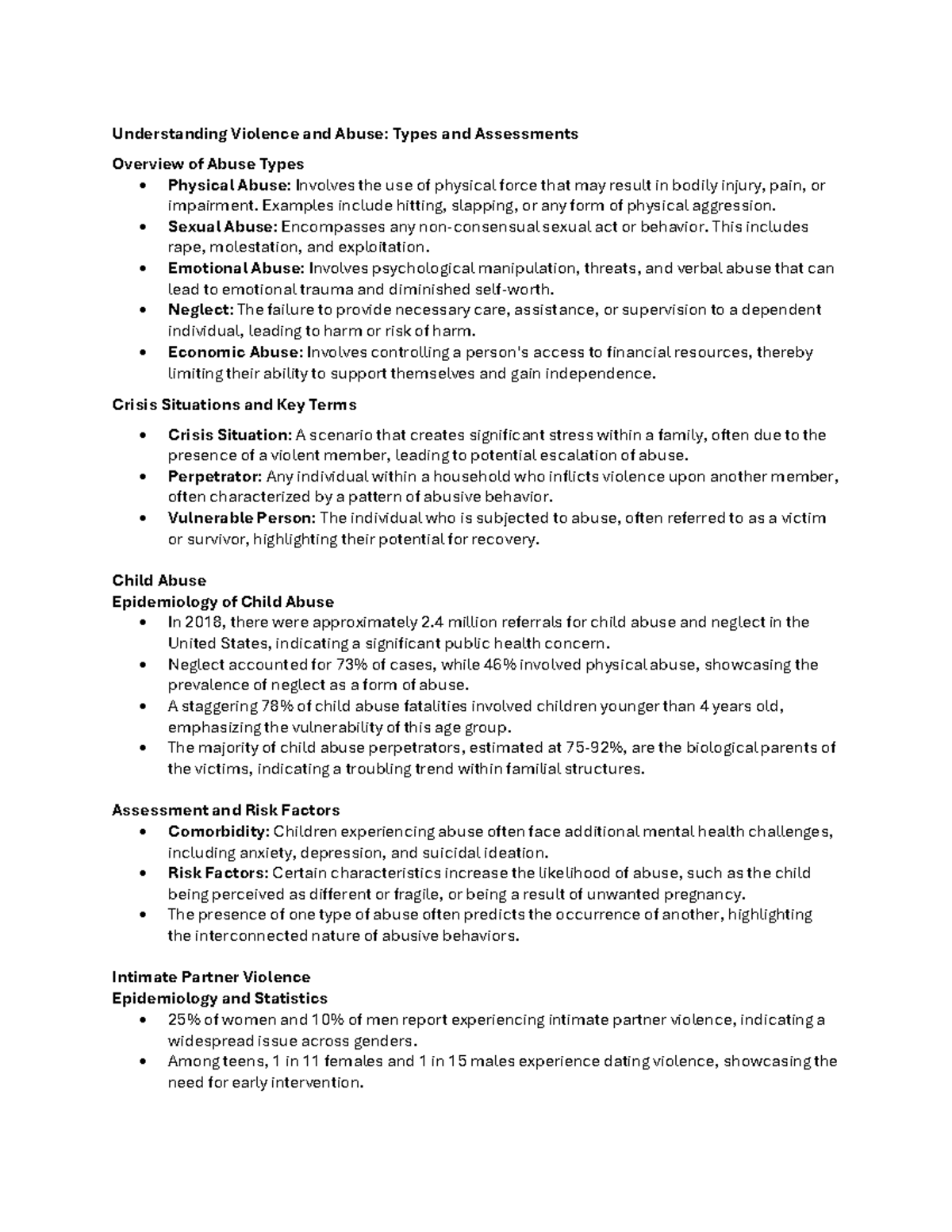 Victims of Violence - Understanding Violence and Abuse: Types and ...
