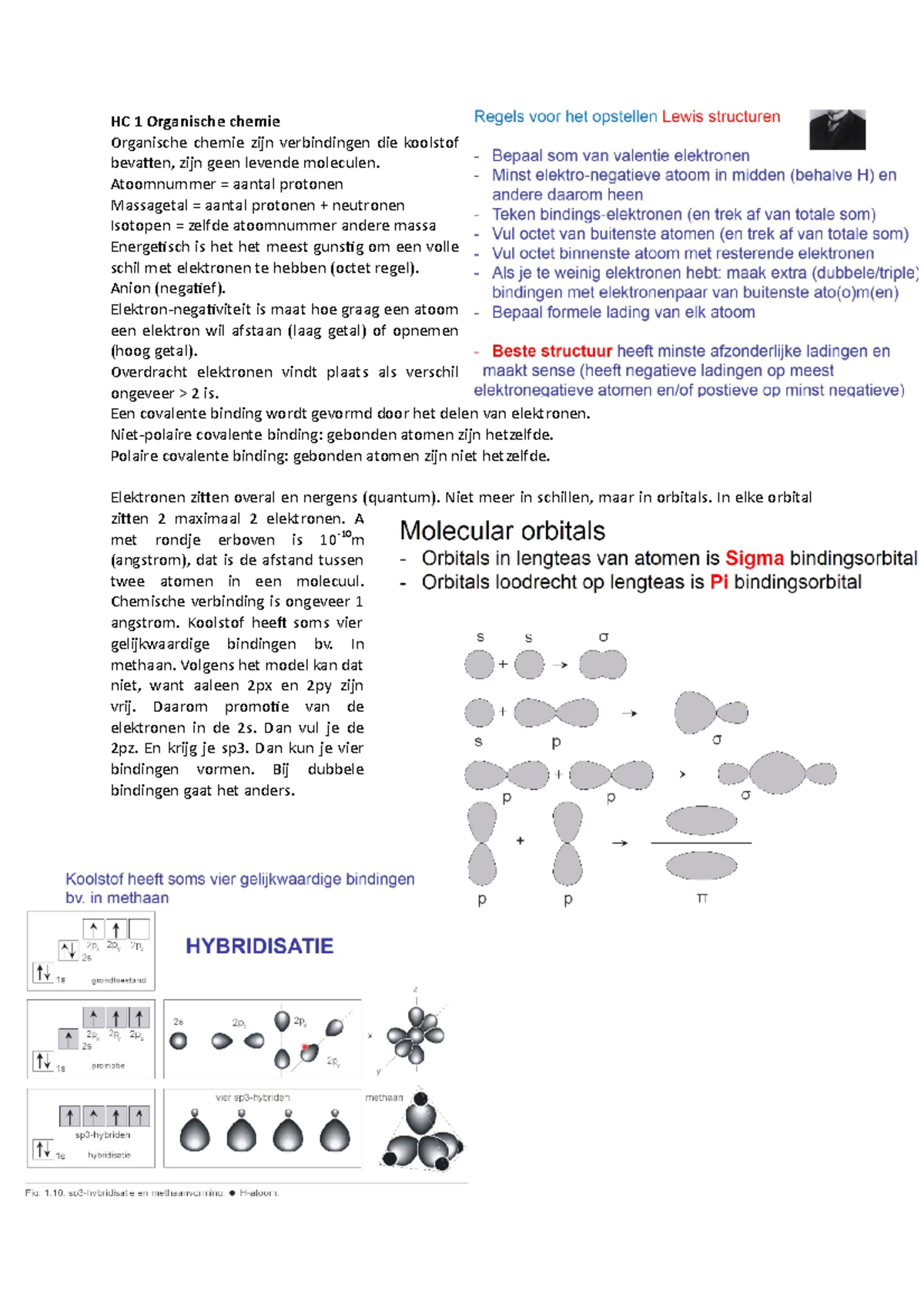 Hoorcollege's Moleculen Deel A - HC 1 Organische chemie Organische ...