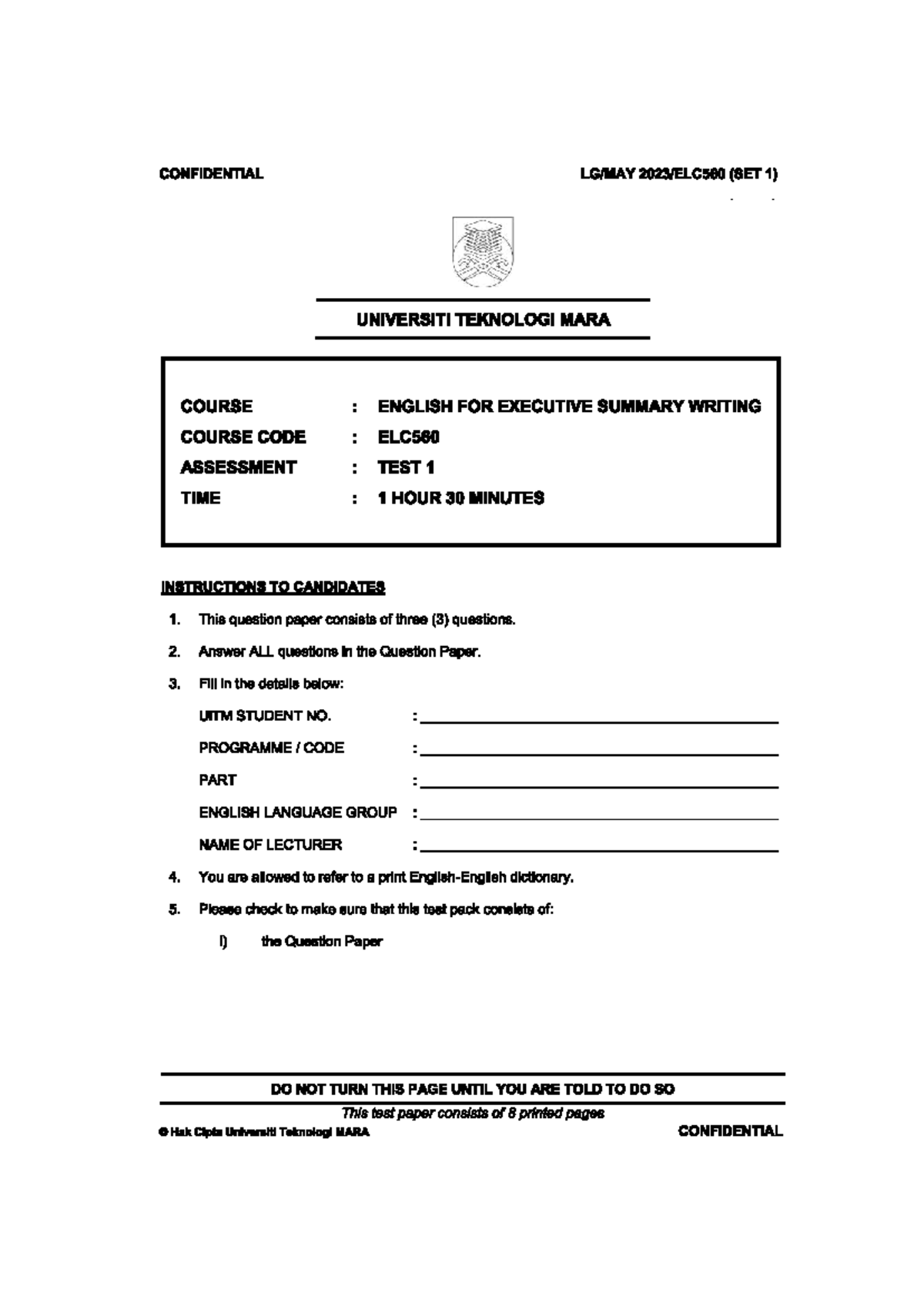 ELC HW PYQ 1 Answer 2 - english critical writing - Studocu