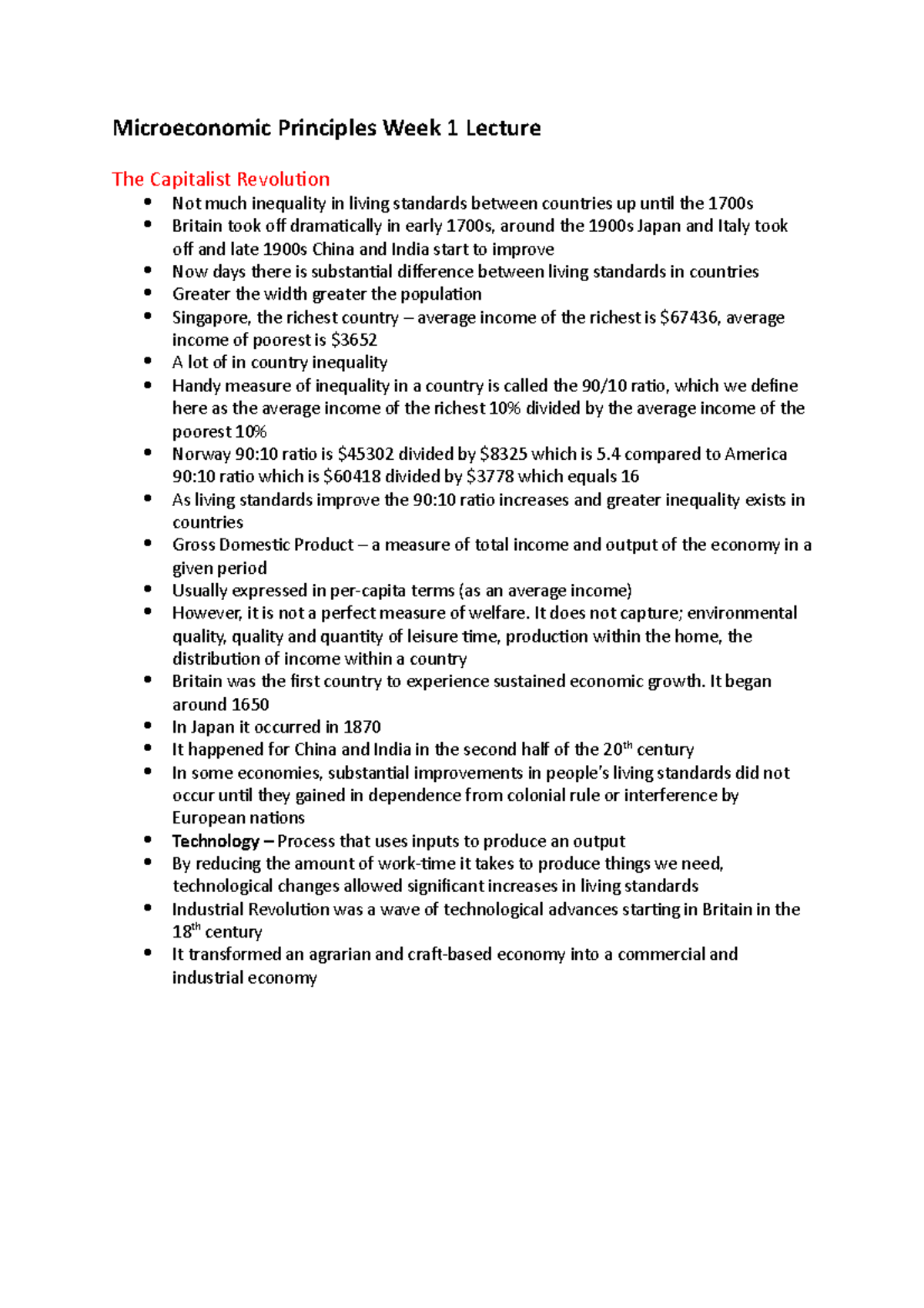 Microeconomic Principles Week 1 Lecture - Microeconomic Principles Week ...