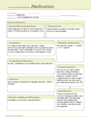 Enoxaparin - ATI template - ACTIVE LEARNING TEMPLATES Medication ...
