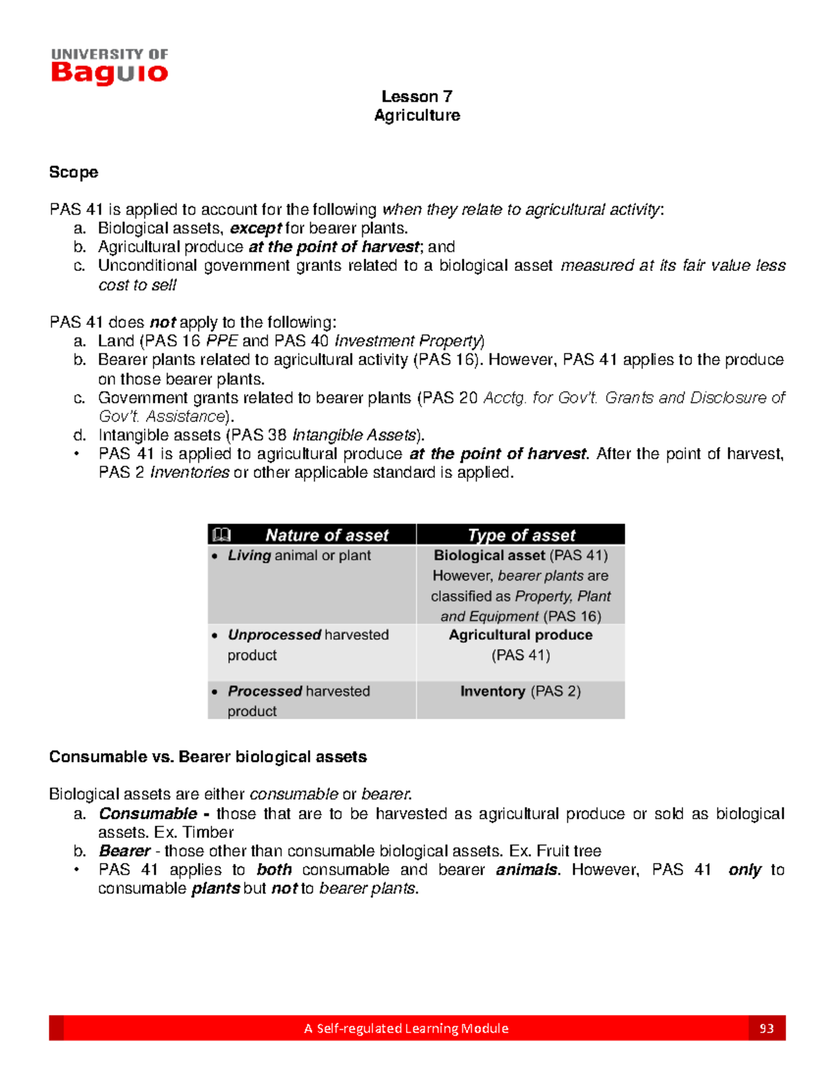L07A Agriculture - Lecture Notes - A Self-regulated Learning Module 93 ...