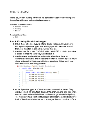 MATH 1242 - Test Review 1 - Math 1242 Test Review 1 Name