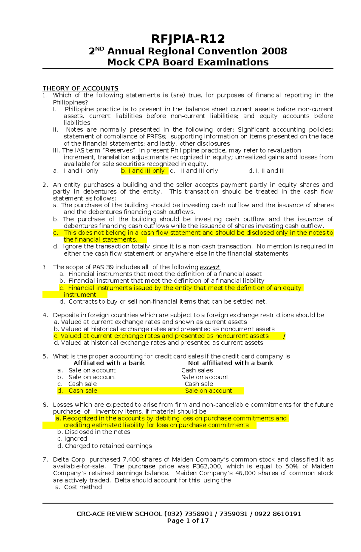 20 Merged Lecture Notes On Accounting Lecture Notes On Accounting Lecture Notes On