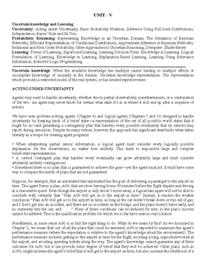 Unit 2 ML - lecture notes - UNIT - II Artificial Neural Networks- 1 ...