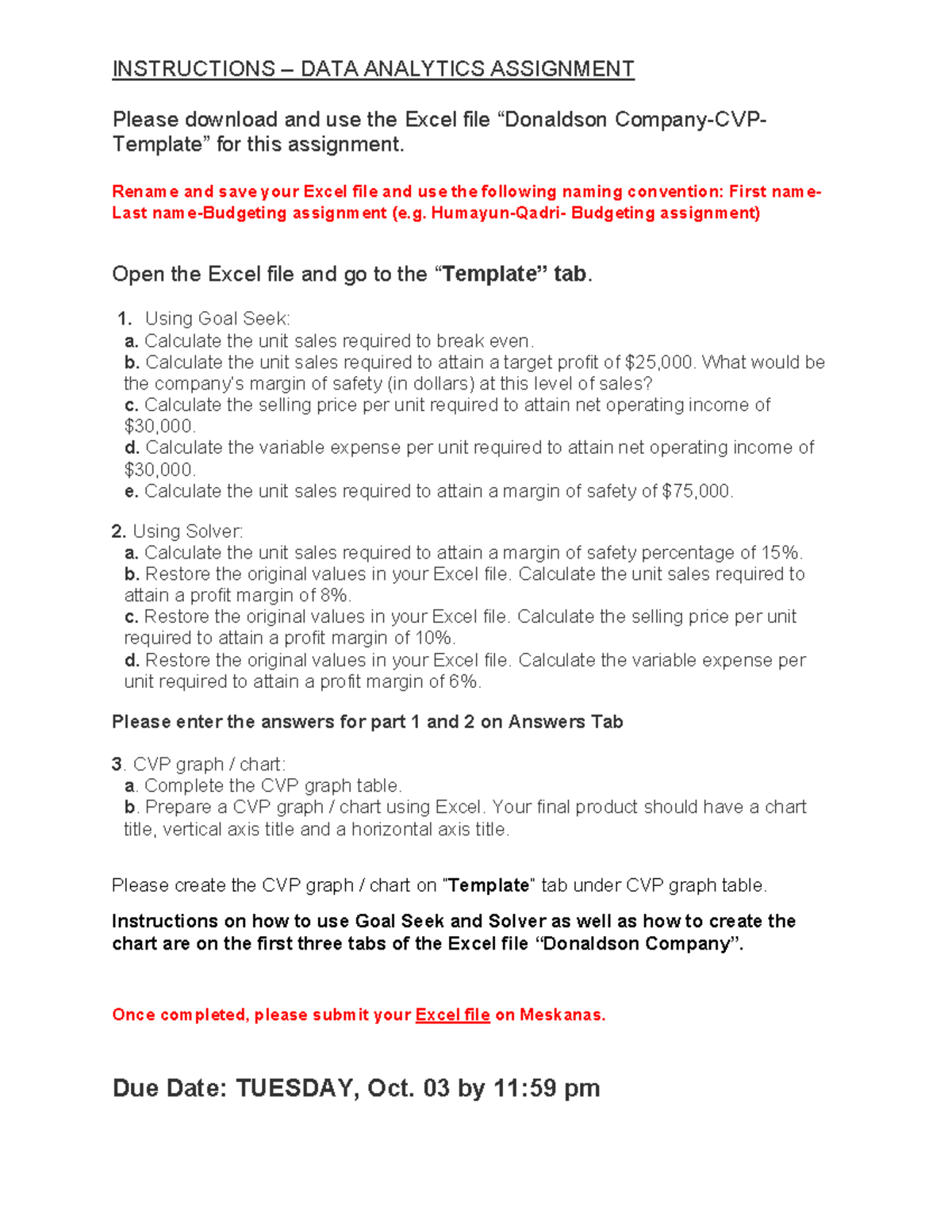 Instructions-Data analytics assignment- Fall 2023 - INSTRUCTIONS – DATA ...