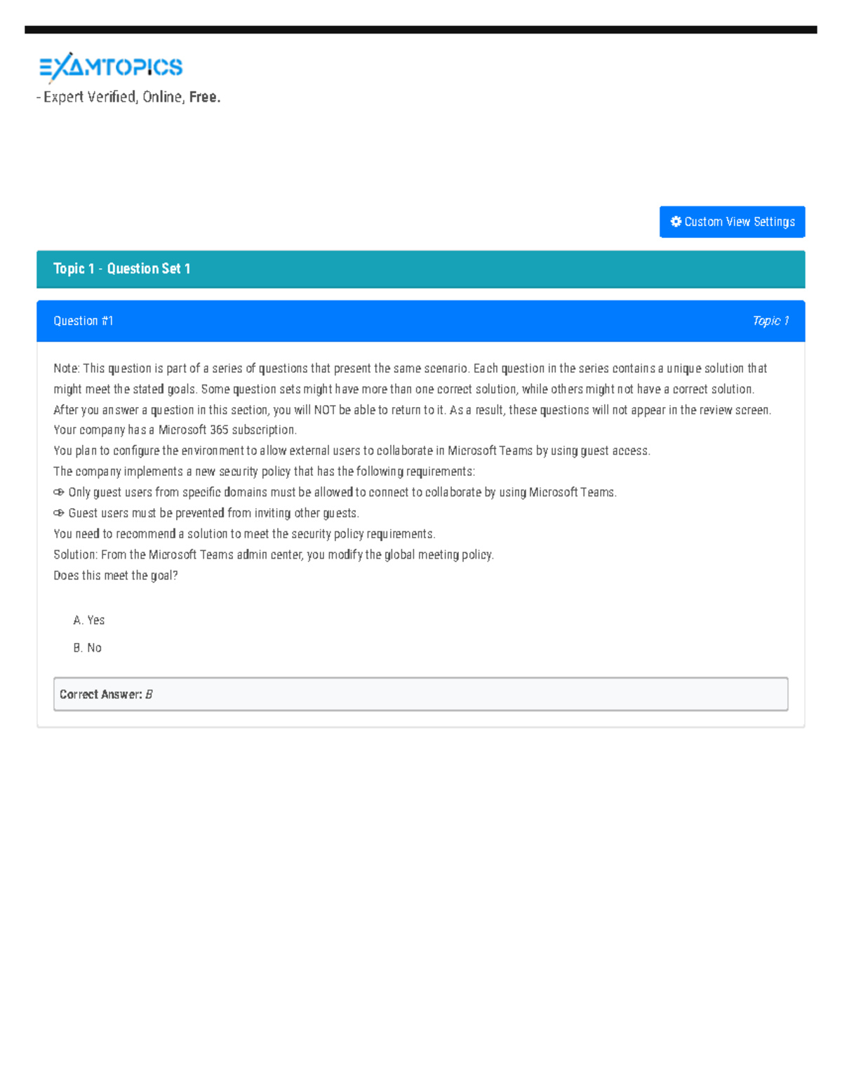 MS-700 - exam prep for Azure 700 - Expert Veri+ed, Online, Free ...