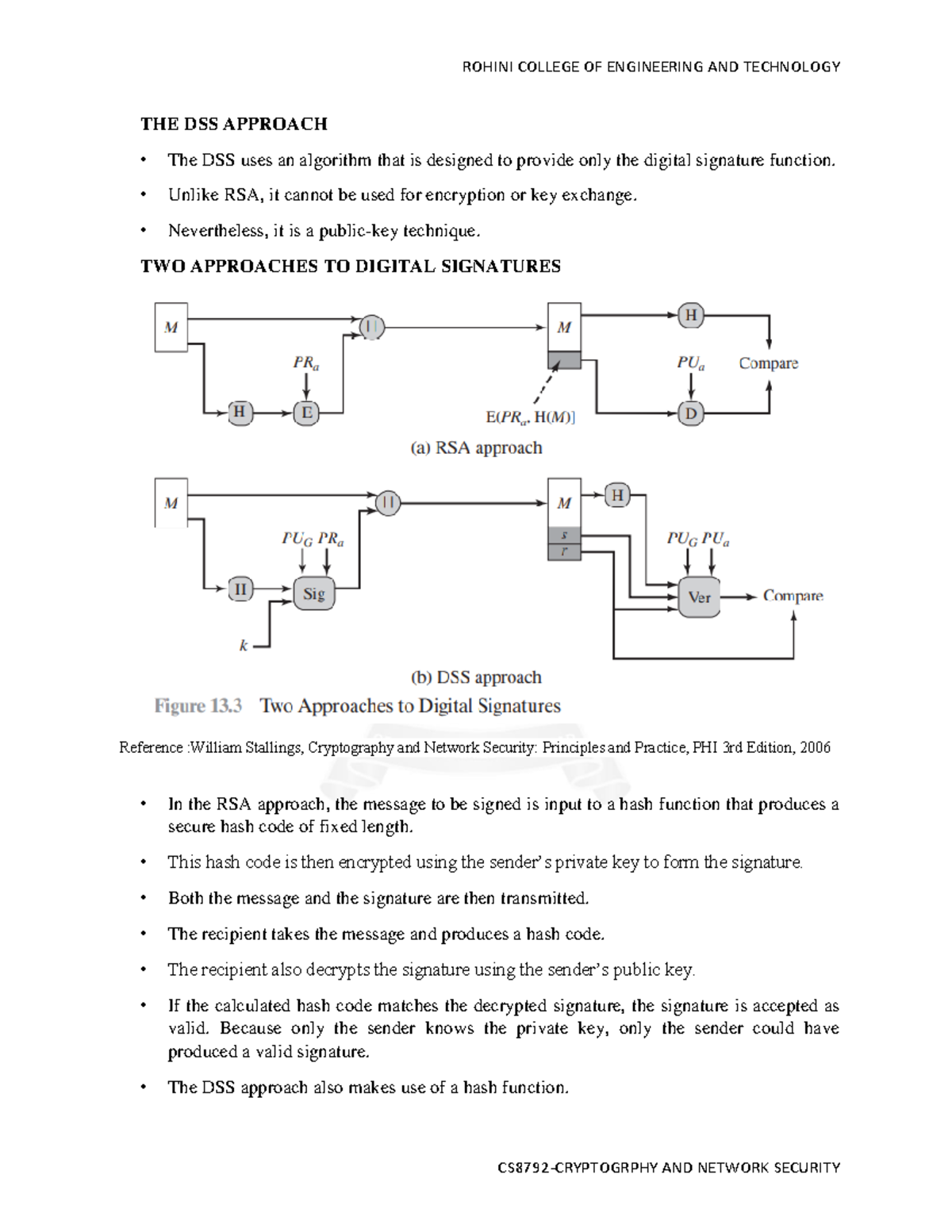 Dss Approch Helpful The Dss Approach The Dss Uses An Algorithm That