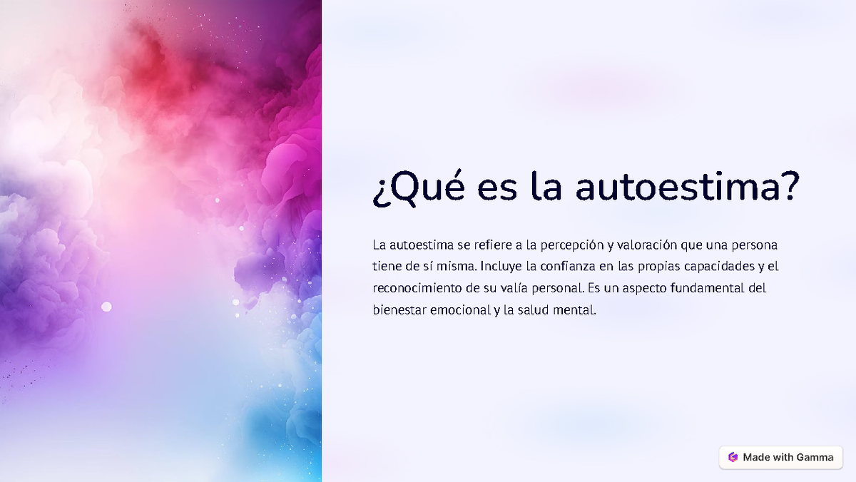 Que es la autoestima - ¿Qué es la autoestima? La autoestima se refiere ...