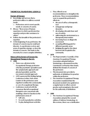 Lesson 3 - Lecture notes 1 - THEORETICAL FOUNDATIONS: LESSON 3 Theory ...
