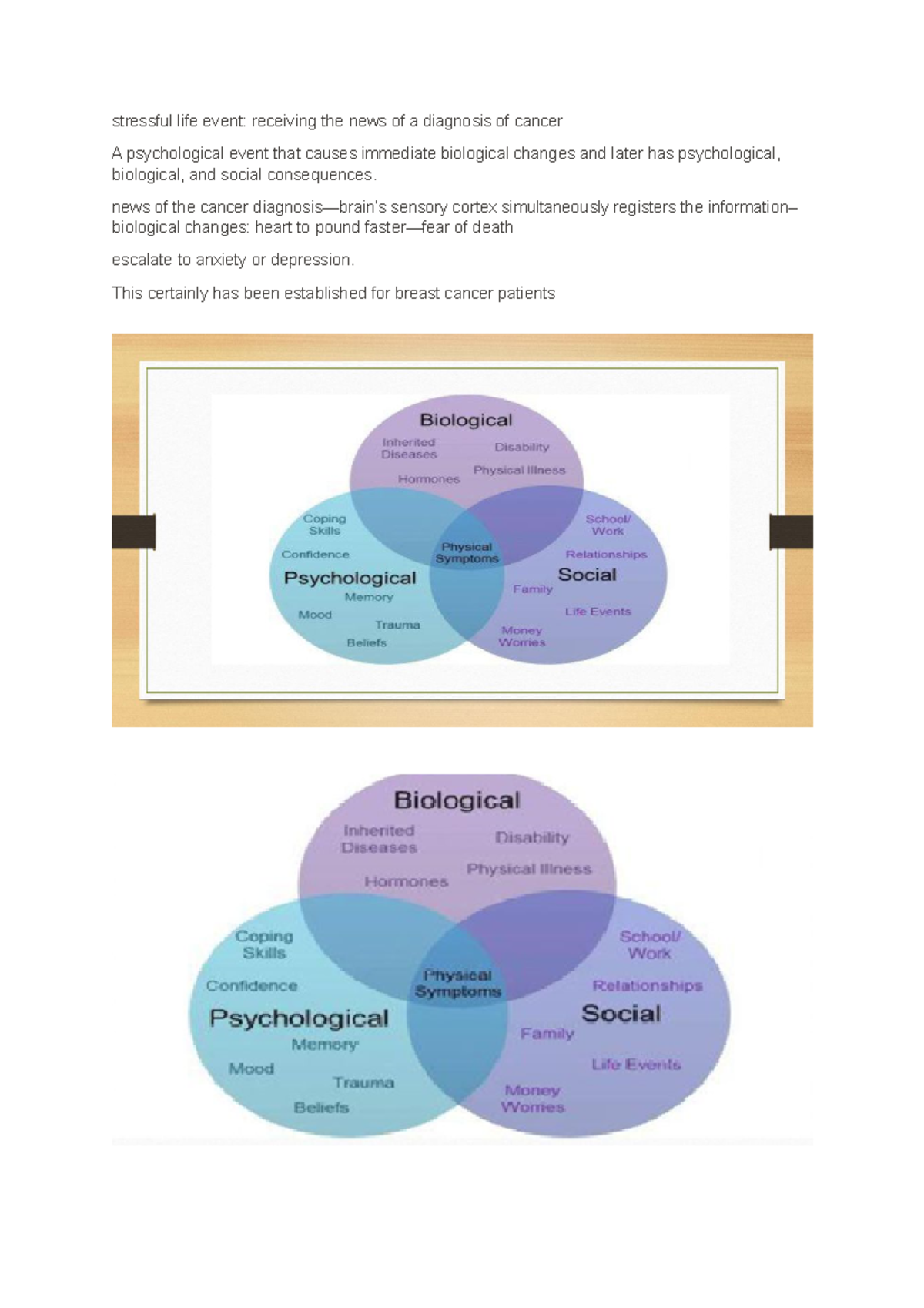 Stressful life event - Lecture notes 4 - stressful life event ...