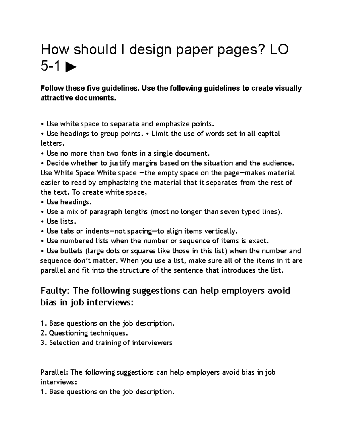 Designing Documents, Slides, and Screens - How should I design paper ...