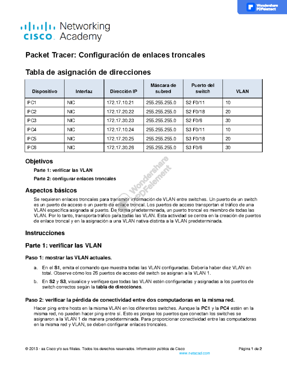 3 - sada - 2013 - aa Cisco y/o sus filiales. Todos los derechos ...