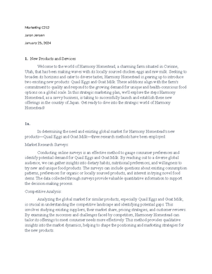 C207 Task 2 - task 2 - Data-Driven Decision Making C207 Task 2 Jaron Jensen March 8, 2024 A ...