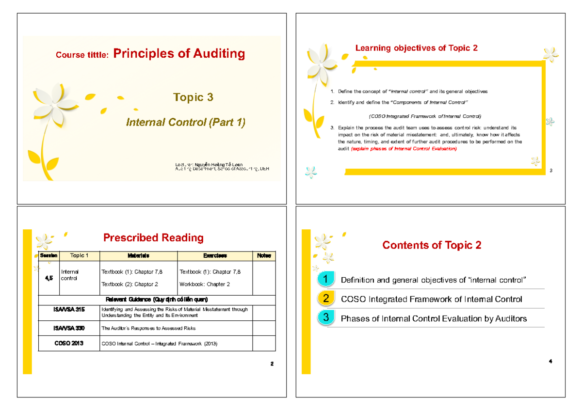 Topic 3 - Internal Control System - Student - Part 1 for printing ...