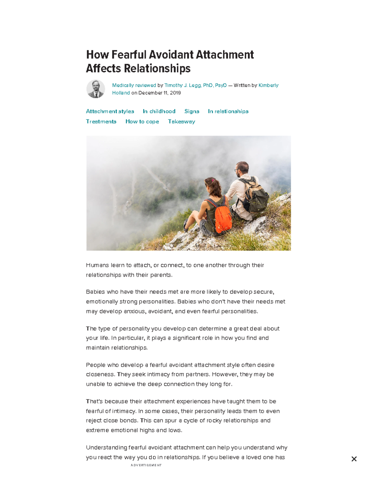 Fearful Avoidant Attachment What This Means in Relationships - How ...