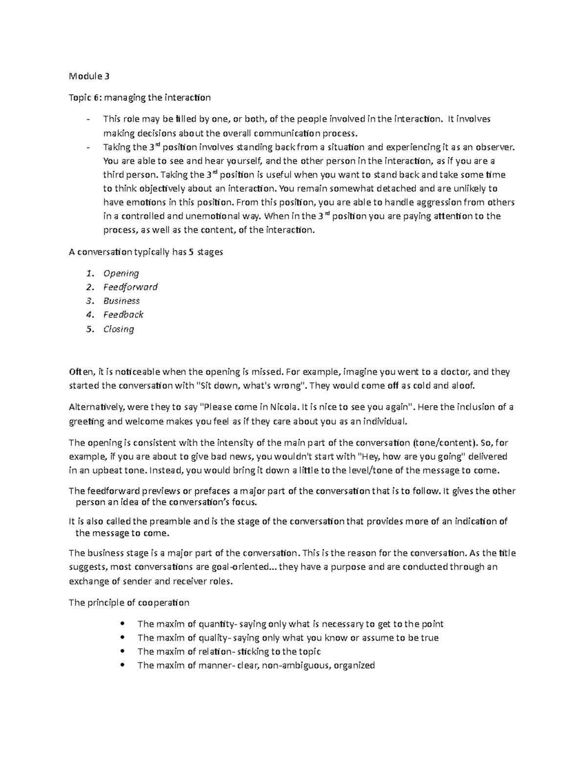 Module 3 1008PSY - 1008PSY - Griffith - Studocu