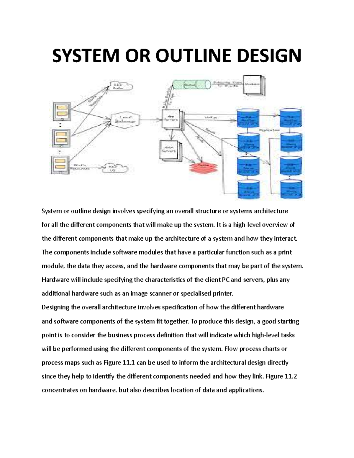 System OR Outline Design - SYSTEM OR OUTLINE DESIGN System or outline ...
