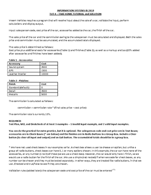 C# programming skills checklist - Pre-INFO2000A C# Checklist Below is a ...
