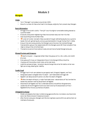 Tibetan module 1 - Module 1 What is Central Asia? • Kazakhstan ...