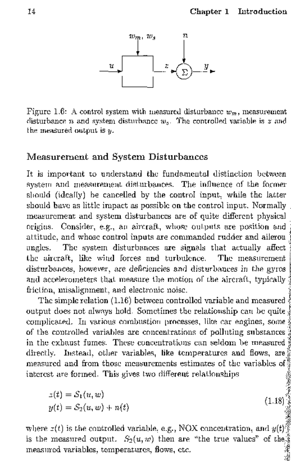 Control Theory Notes Part1 Part1 - 14 u Chapter 1 Introduction Wm,Ws n ...