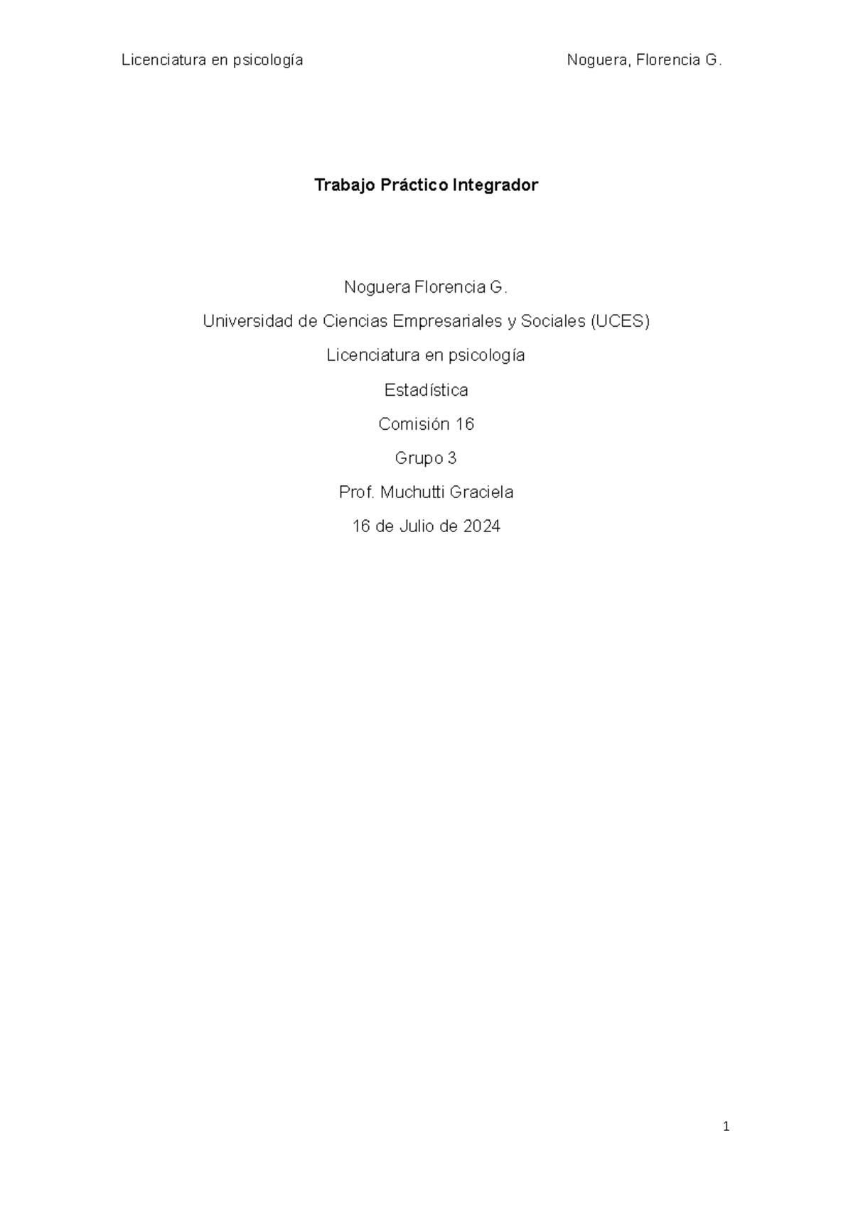 TPI Final ( Final) - Trabajo Práctico Integrador 2024 - Trabajo Práctico Integrador Noguera ...