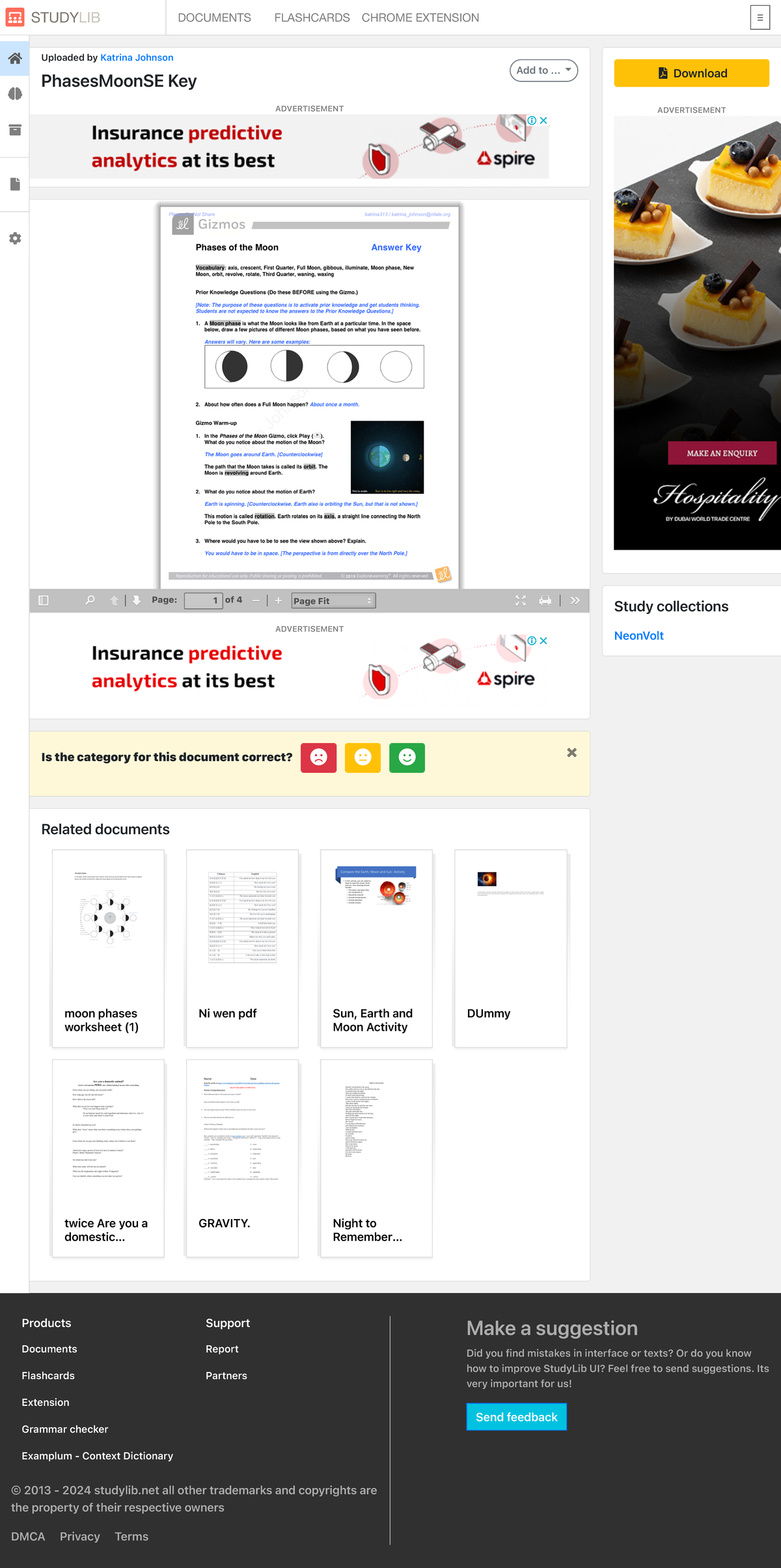 Phases Moon SE Key - Shiiusjbhsnu - STUDYLIB DOCUMENTS FLASHCARDS CHROME EXTENSION ≡ Uploaded by ...