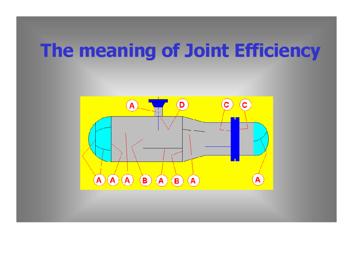 Pressure Vessel Basic - The meaning of Joint Efficiency ASME UW-3 and ...