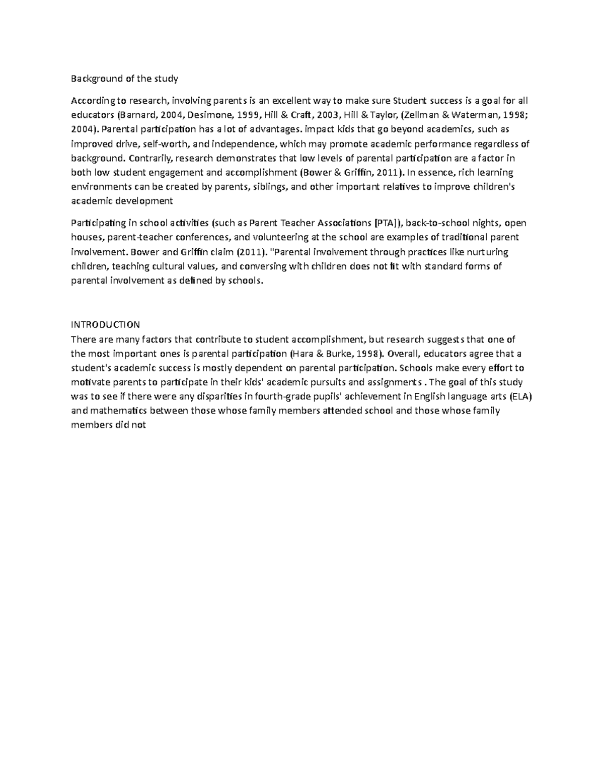 Background of the study 343 - Background of the study According to ...