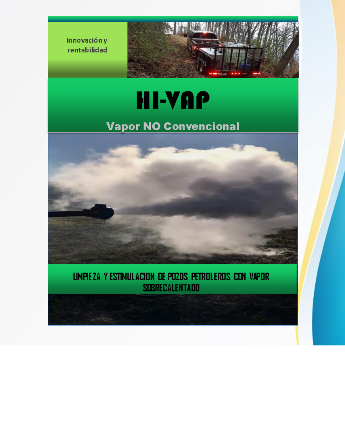 Presentación unidad de vapor Hi VAP - Introducción Innovación y ...