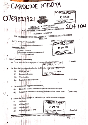 SMA 103 Analytical Geometry NOTES - KENYATTA UNIVERSITY INSTITUTE OF ...