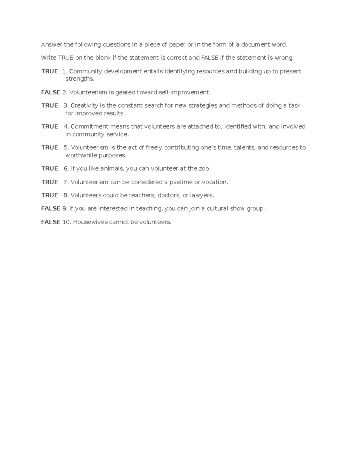 NSTP Learning Activity Module 8 Answer The Following Questions In