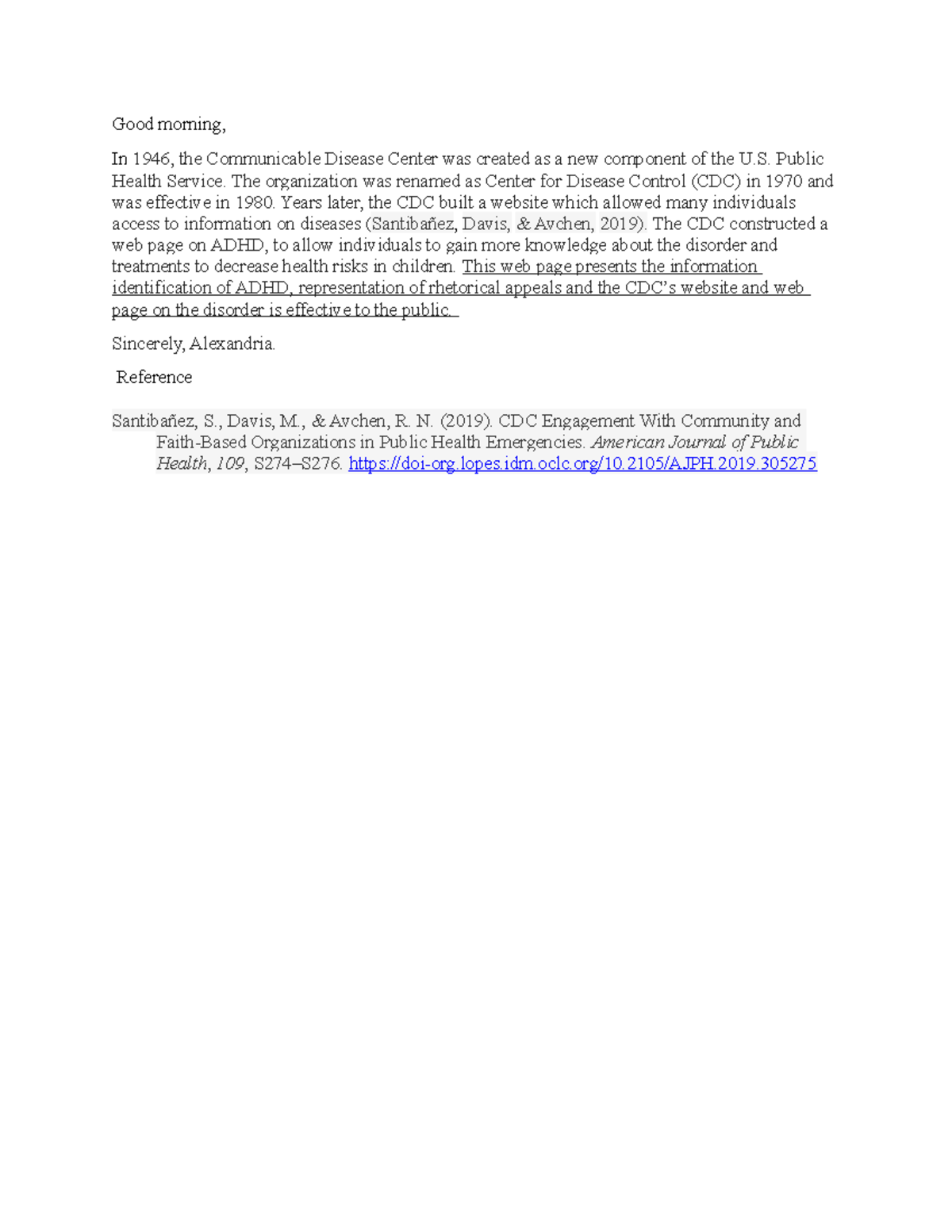DQ 2 - HONOR STUDENT AMAZING GRADES. - Good morning, In 1946, the ...