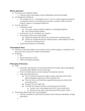 Why States Fight - Unit Two Notes - Studying “Causes” of War J. David ...