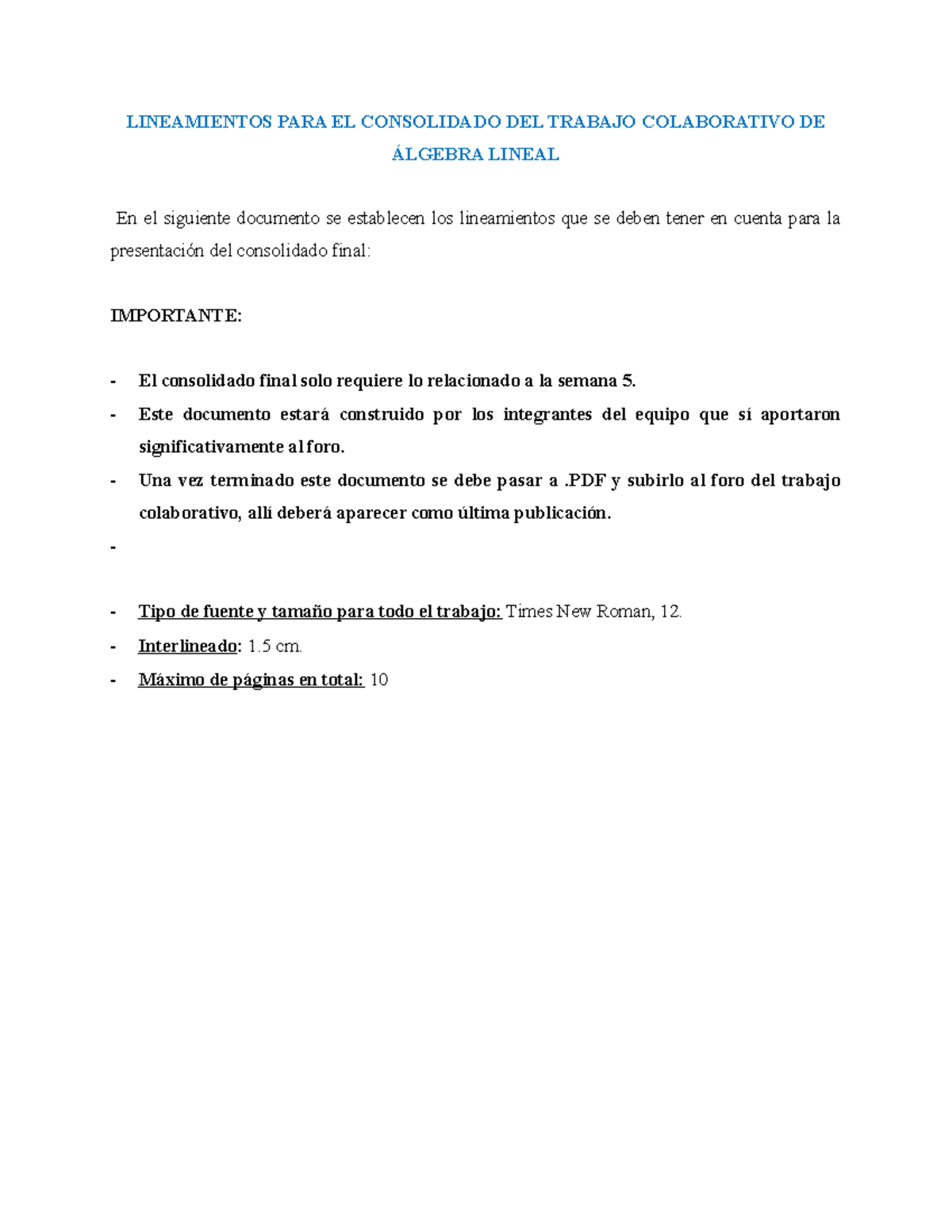 Formato consolidado TC estudiantes - LINEAMIENTOS PARA EL CONSOLIDADO ...