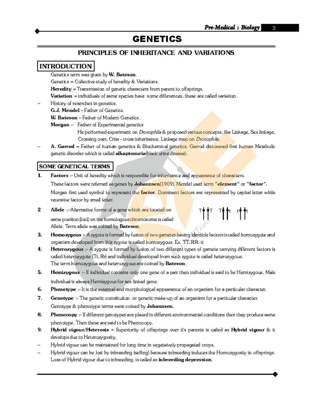 Gentics - genetics - *(1(7,& )+I'CI)LE, (F I'HE+I-A'CE A'D /A+IA-I(', I ...
