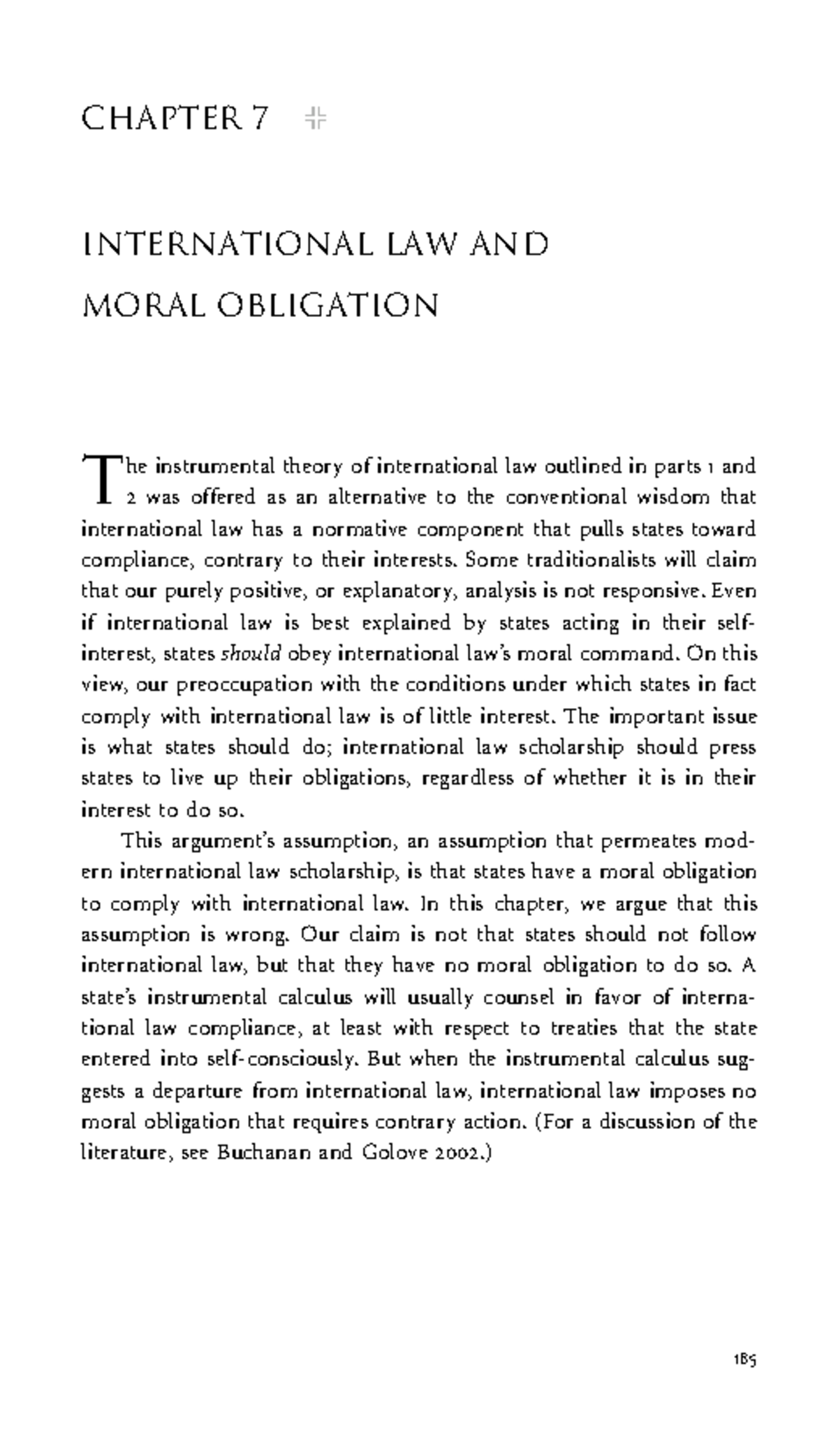 09 International Law and Moral Obligation - 185 CHAPTER 7 ...