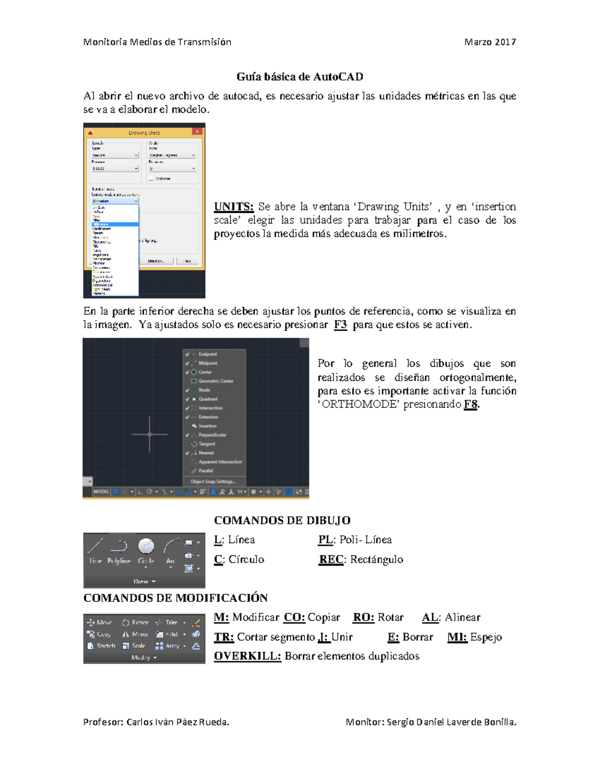 Autocad - Warning: TT: undefined function: 22 Guía básica de AutoCAD Al ...