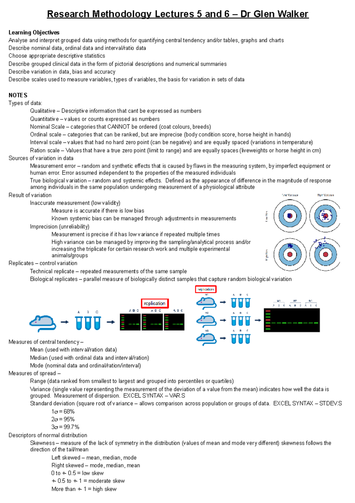 Research Methodology Lectures 5 and 6 - Dr Glen Walker - Research ...