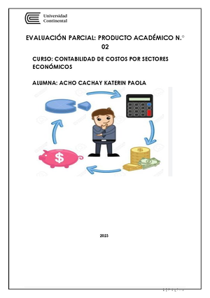 PA 01 - Clasificador de los Costos - contabilidad de costos - ““Año del Fortalecimiento de la ...