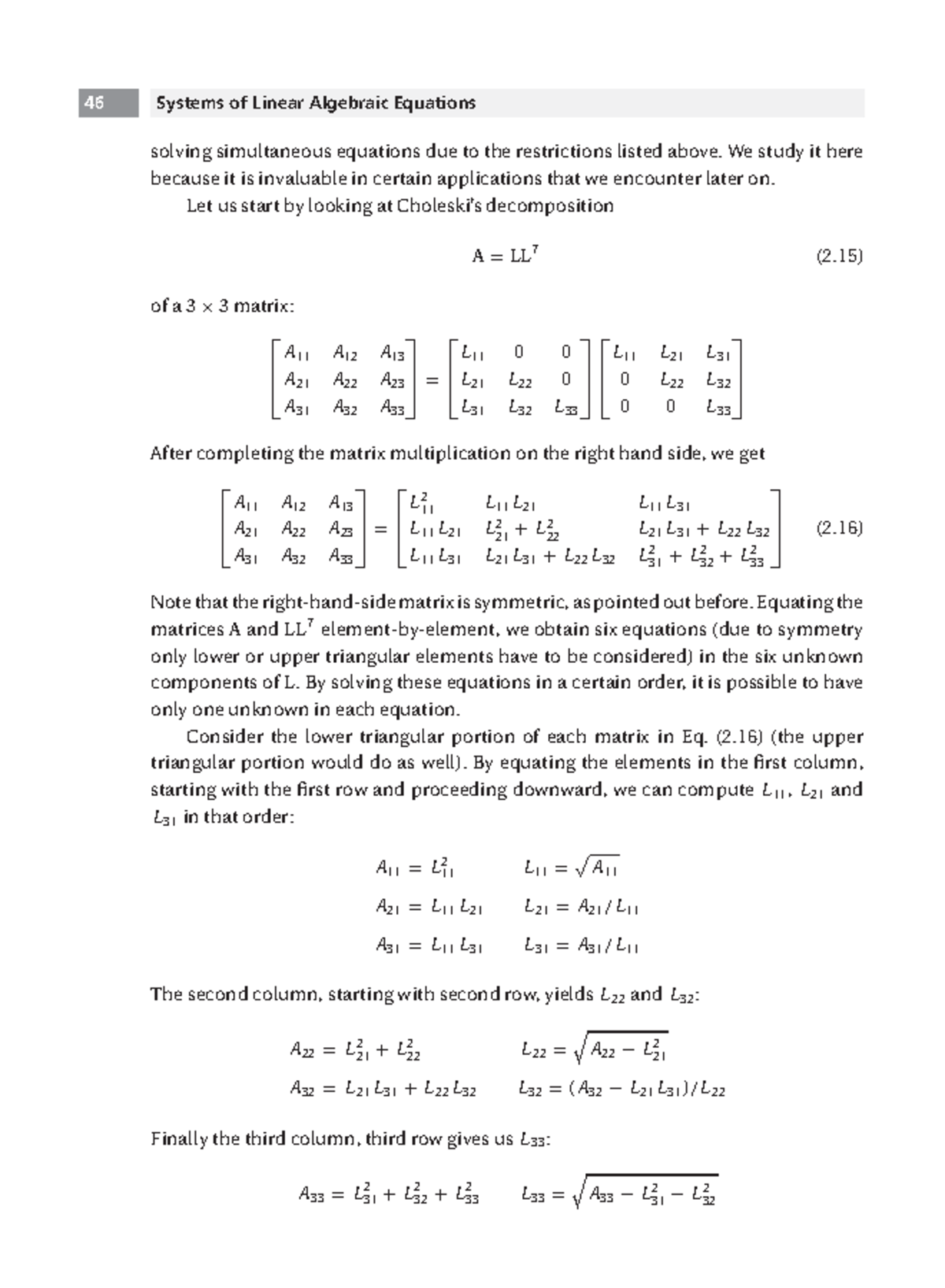 Numerical Method With Python 19 46 Systems Of Linear Algebraic Equations Solving Simultaneous