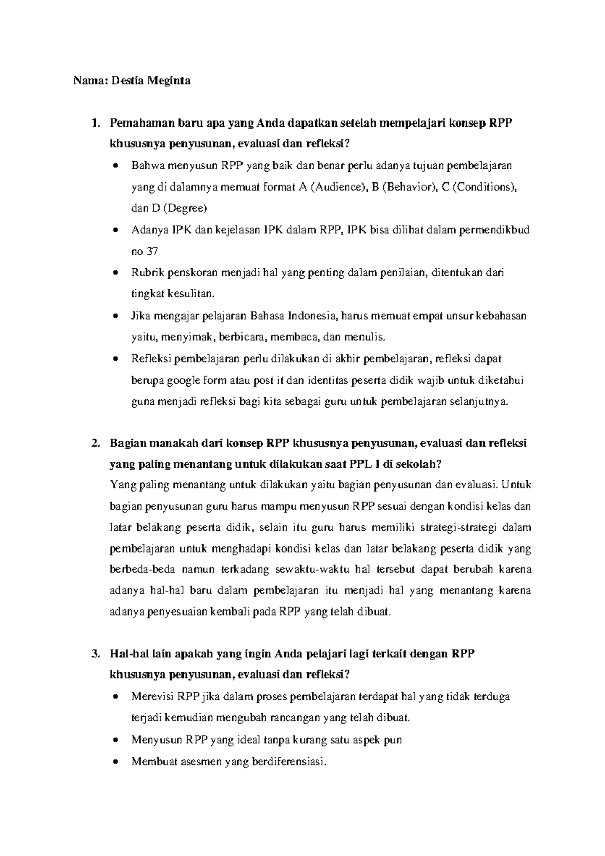 Aksi Nyata Topik 2 PPD - Nama: Destia Meginta 1. Pemahaman baru apa yang Anda dapatkan setelah ...