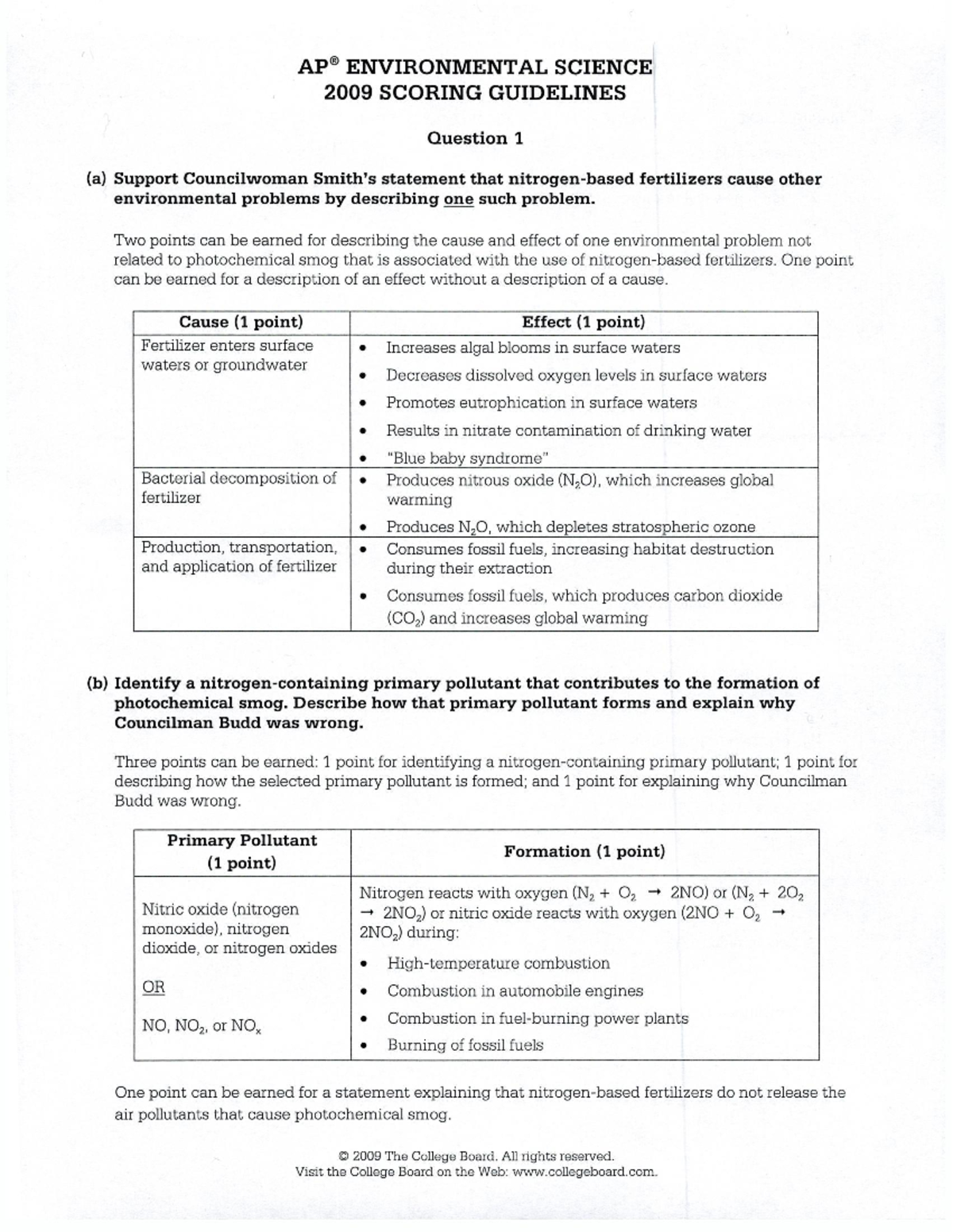 Unit 7 practice FRQ Answers - BIOL 3450 - Studocu