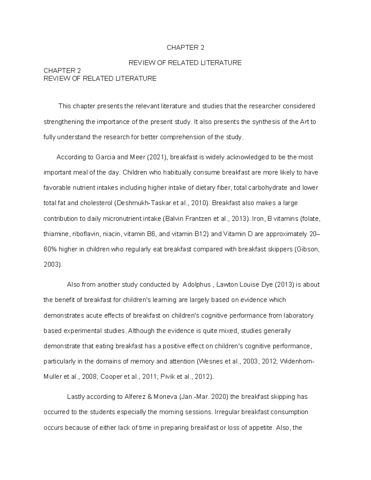 Chap 2 - CHAPTER 2 REVIEW OF RELATED LITERATURE CHAPTER 2 REVIEW OF ...