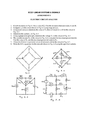 01Introduction Lecture 1signals - Introduction to signals and systems Signals and systems Signal ...