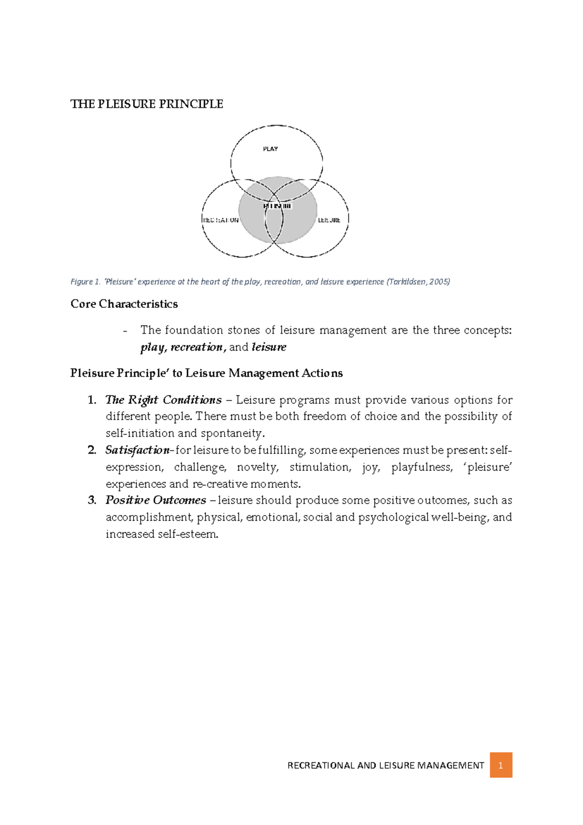 Recreational-and-Leisure-Management Lesson-2 - RECREATIONAL AND LEISURE ...