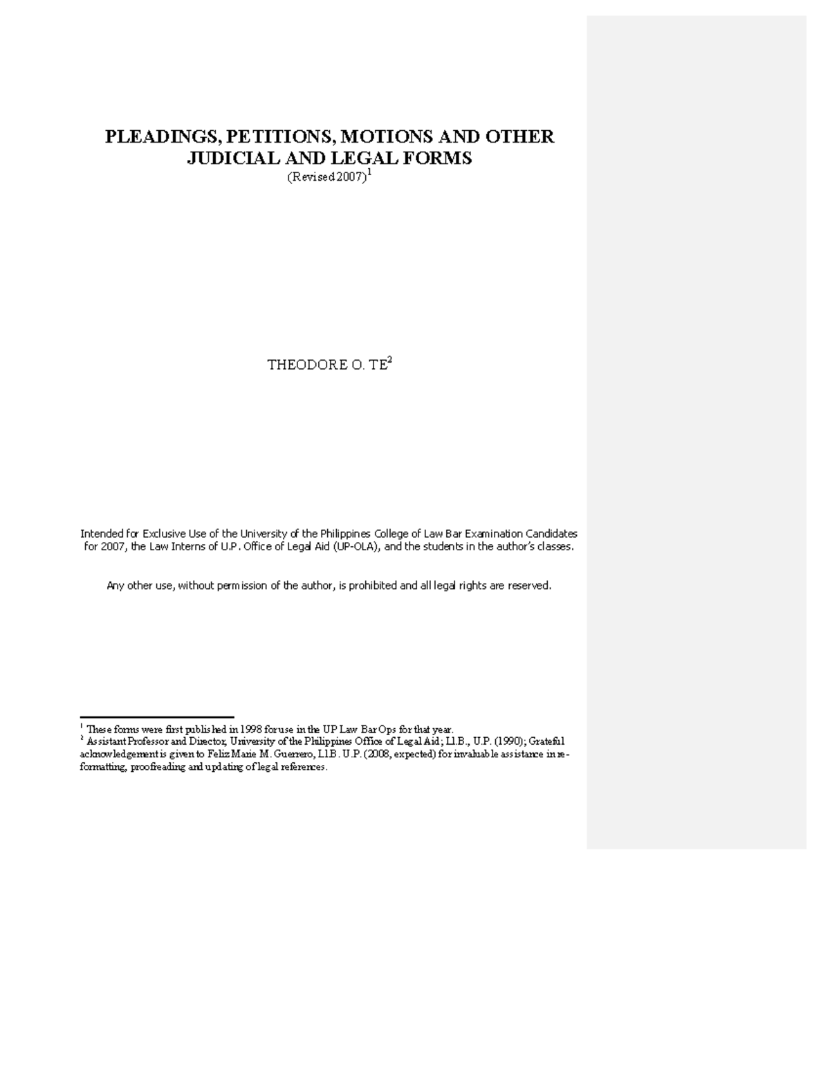 Dokumen - 2022 - PLEADINGS, PETITIONS, MOTIONS AND OTHER JUDICIAL AND ...