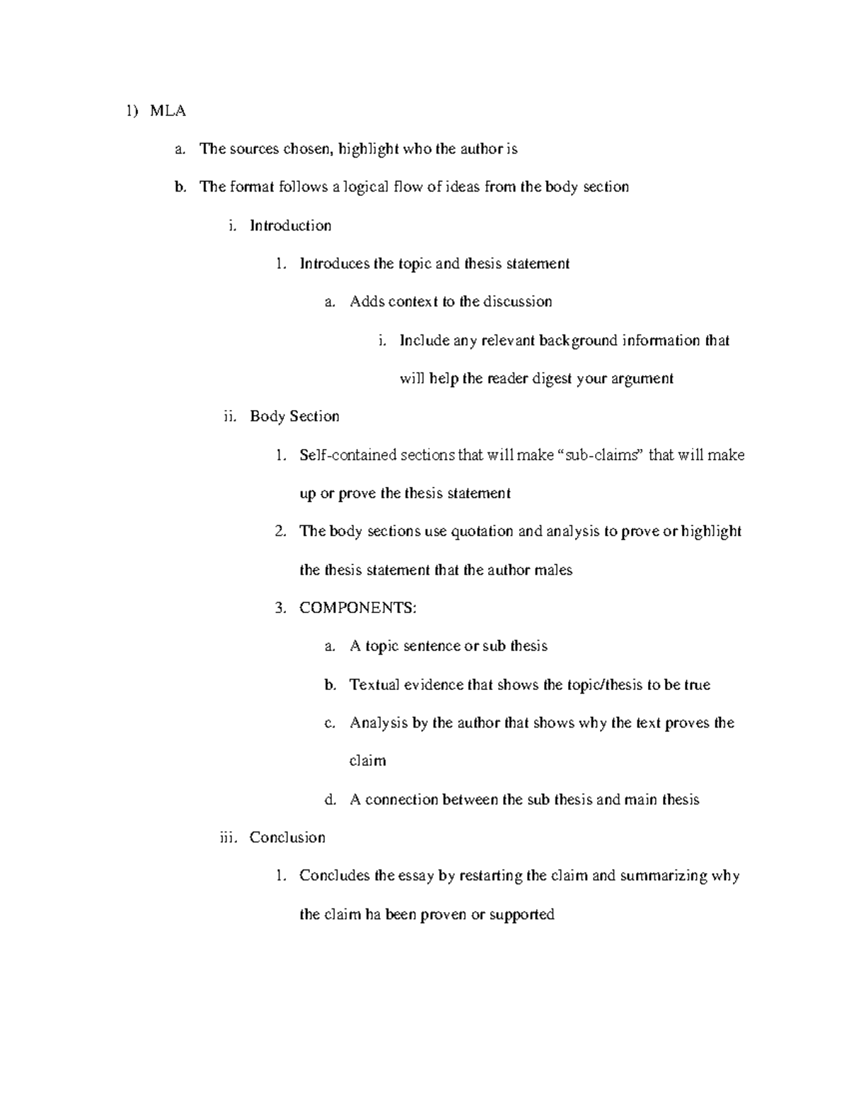 MLA - Mandatory Assignments - 1) MLA a. The sources chosen, highlight ...